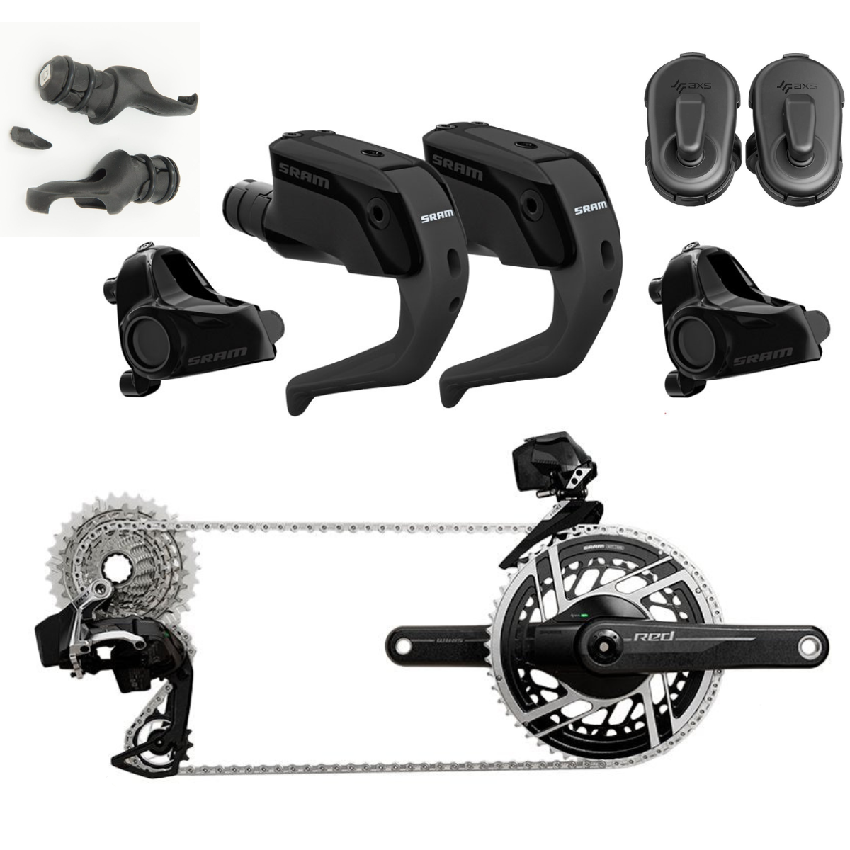 Groupe complet SRAM RED E1 AXS CLM TT Disc - WeRideOnShop