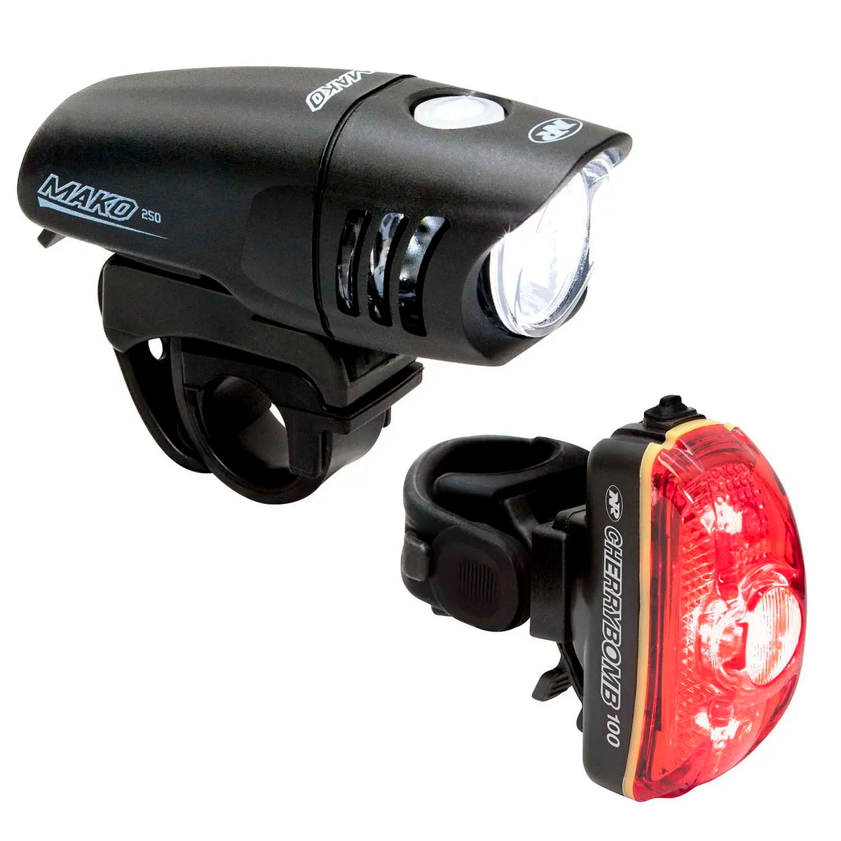 Kit éclairage Avant/Arrière NITE RIDER Mako 250/Cherry Nomb 100 ...