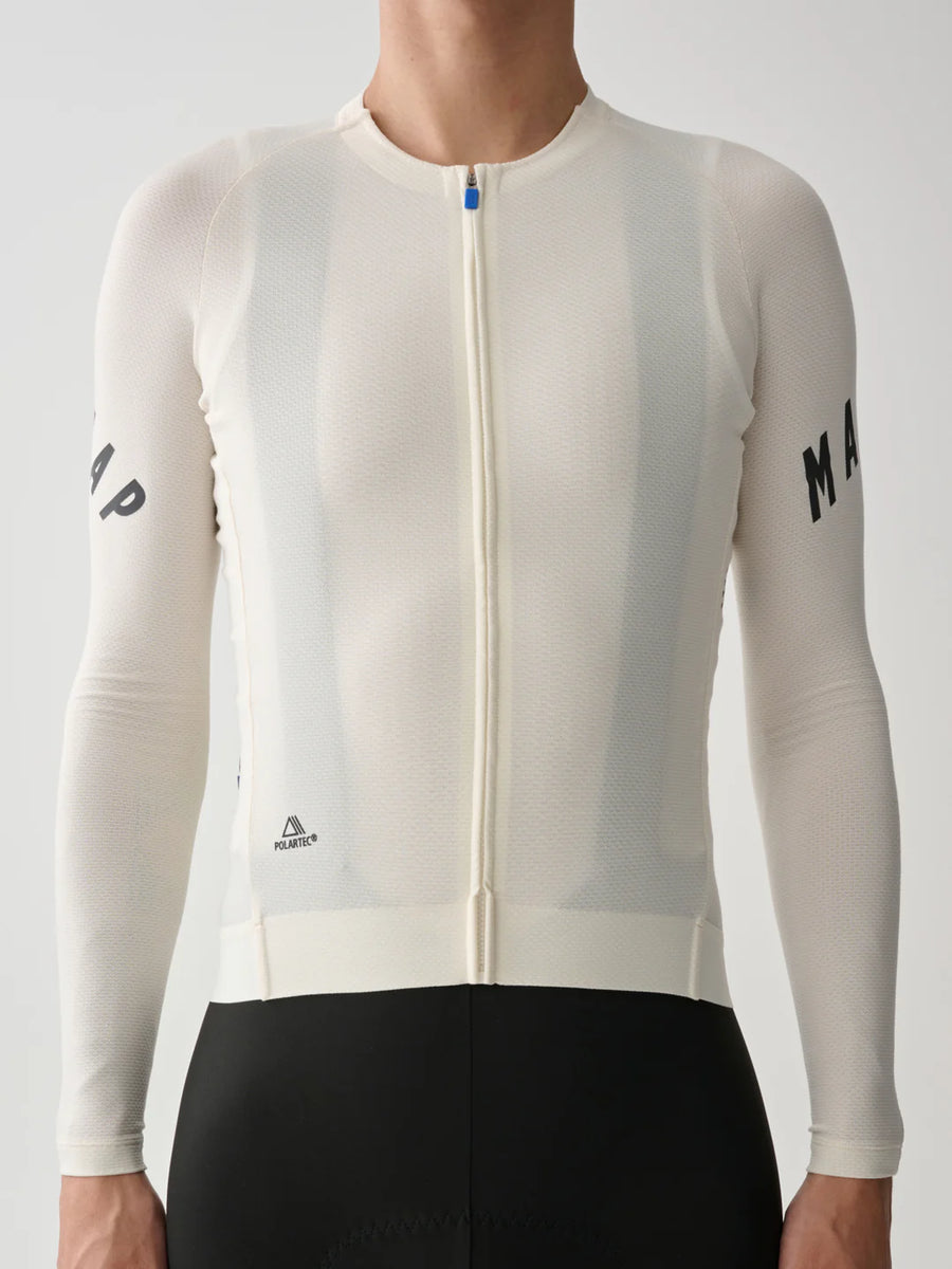 Maillot Maap Aeon LS Jersey Chalk - WeRideOnShop